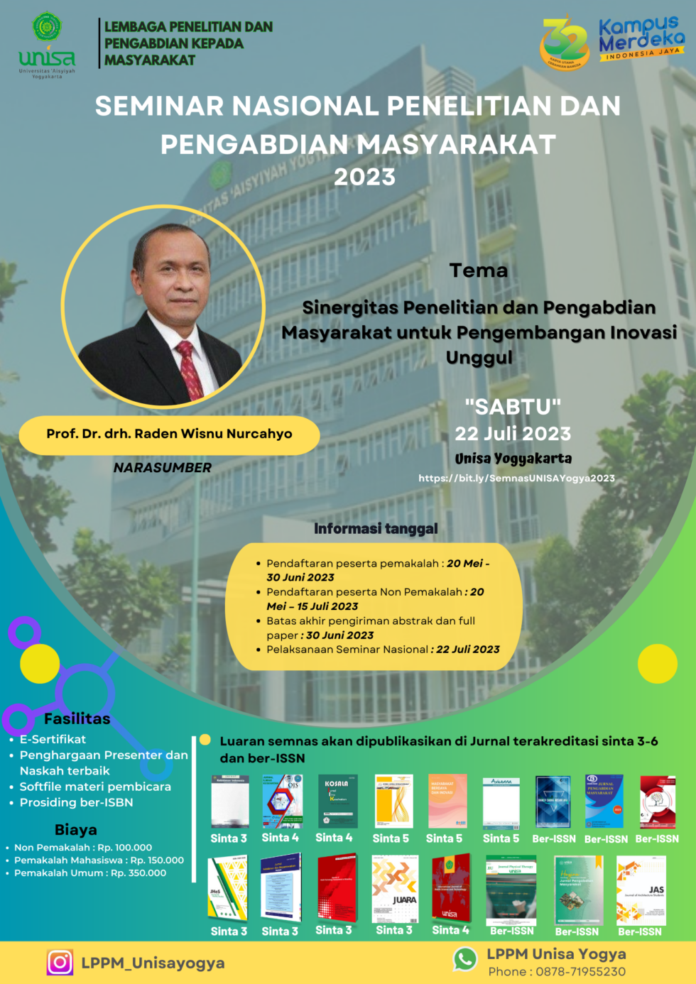 Seminar Nasional Penelitian dan Pengabdian Kepada Masyarakat 2023